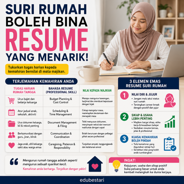 Dari Urus Rumah Ke Dunia Kerja: Ini Cara Tukar Tugas Harian Jadi ...